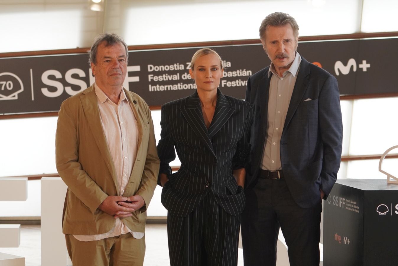Fotos: Liam Neeson y Diane Kruger presentan 'Marlowe' en Donostia | El ...
