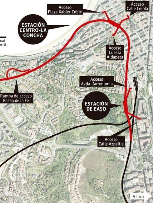 El Metro de Donostialdea prevé 23 millones de viajes al año con las ...